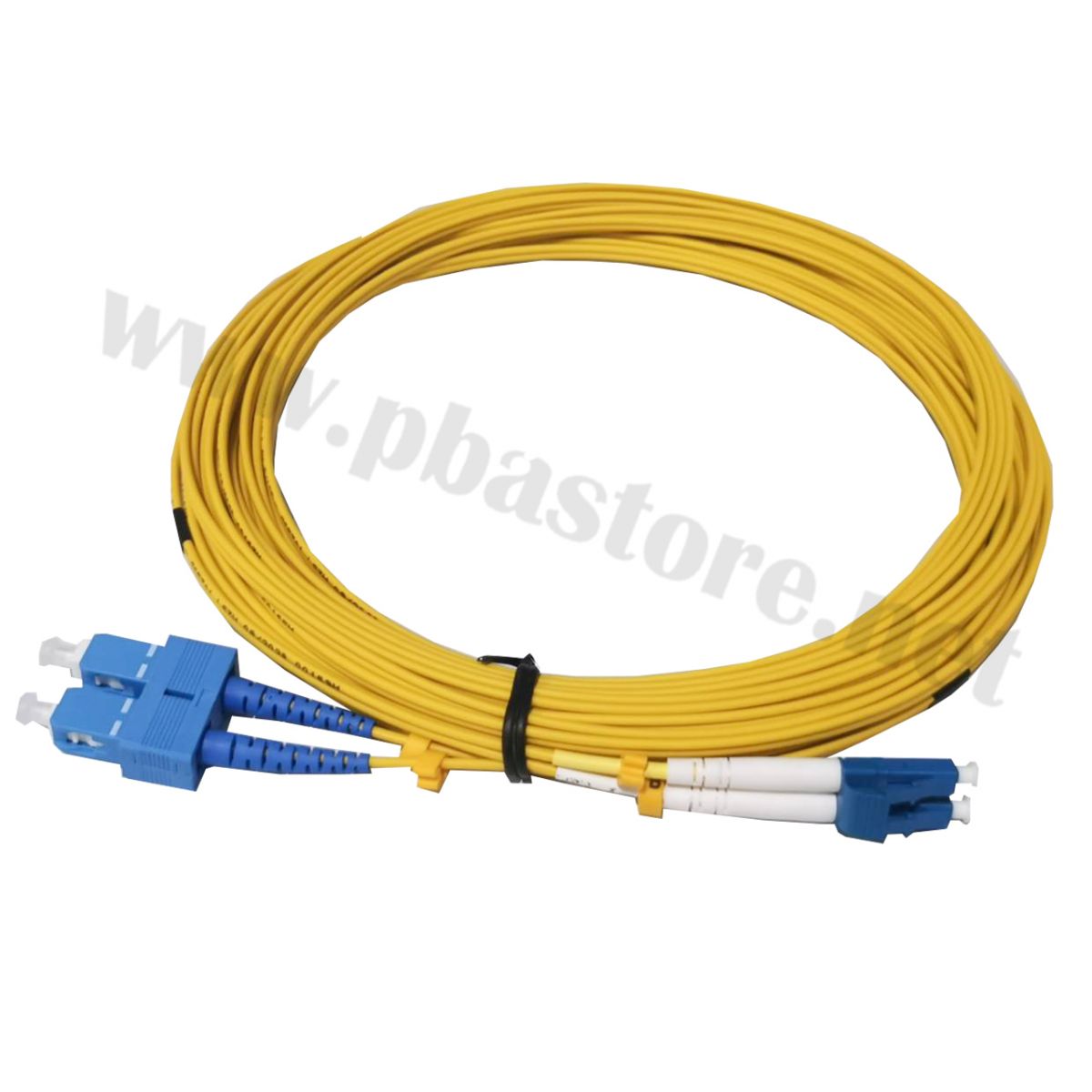 PATCH CORD FIBER 9/125 SC/UPC-LC/UPC SM-DX G657A1 2.0MM 10M สายไฟเบอร์เข้าหัวสำเร็จรูปชนิด SC ...